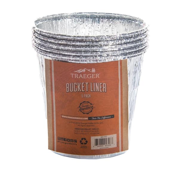 Traeger Bucket Liner - 5 Pack BAC407 - The Home Depot