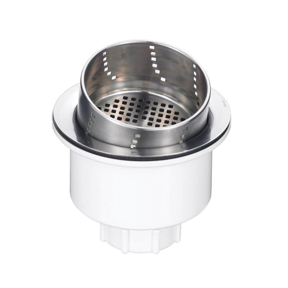 Blanco 3.5 in. 3-in-1 Stainless Steel Kitchen Basket Strainer 441231 ...