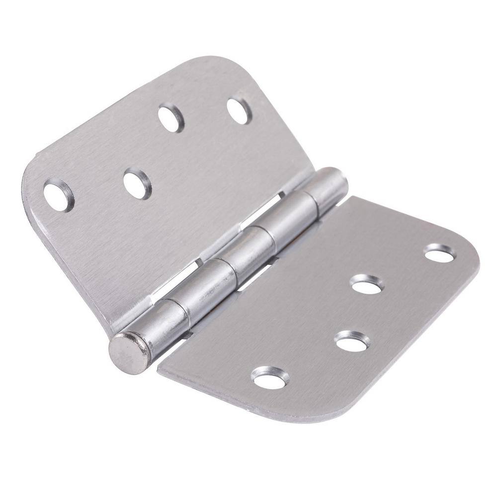 Global Door Controls 4 in. x 4 in. Brushed Chrome Mortise Removable Pin ...