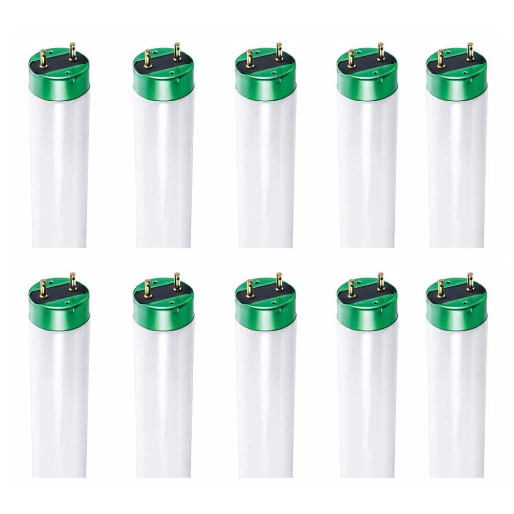 Philips 32-Watt 4 ft. Alto Linear T8 Fluorescent Tube Light Bulb, Cool ...