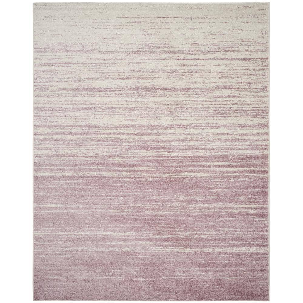 SAFAVIEH Adirondack Cream/Purple 8 ft. x 10 ft. Solid Area Rug ADR113L ...