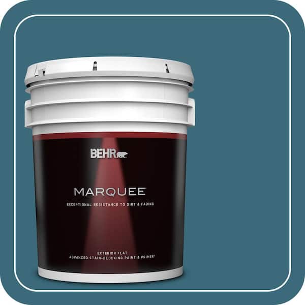 BEHR MARQUEE 5 gal. #S460-6 Mammoth Mountain Flat Exterior Paint ...