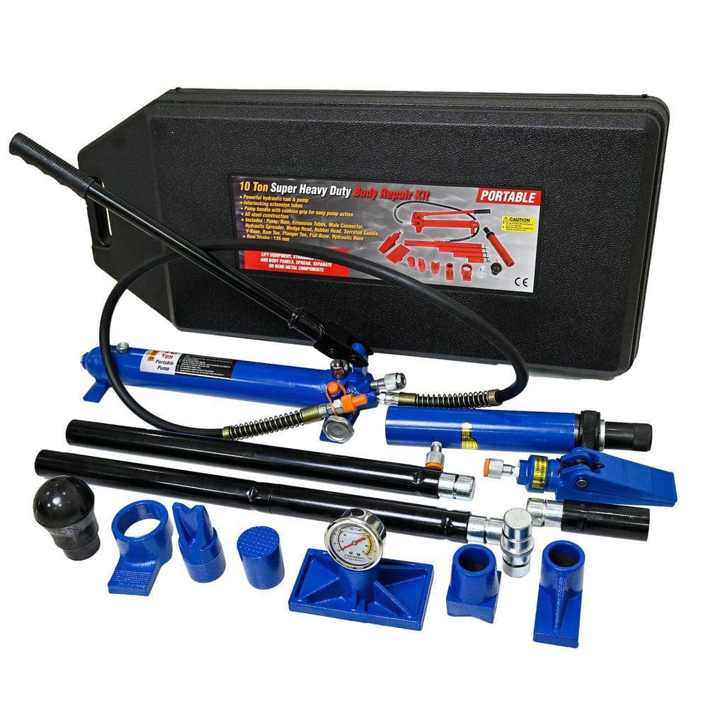 Damodpoy 10 Ton Hydraulic Auto Body Frame Collision Repair Set ...