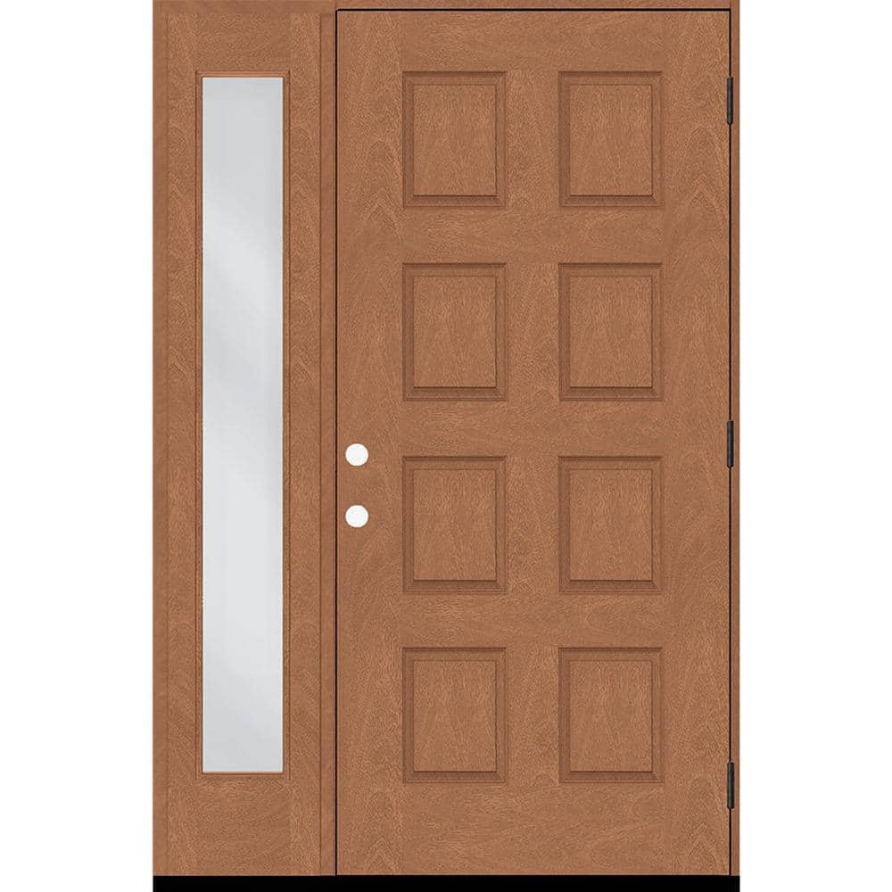 Steves & Sons Regency 59 in. x 96 in. 8-Panel LHOS AutumnWheat Stain ...