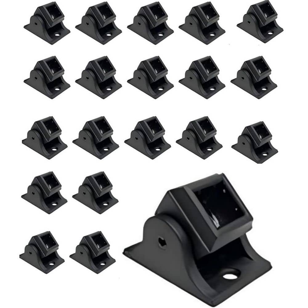 Afoxsos 1/2 in. Aluminum Iron Baluster Swivel Shoes with Screws for ...