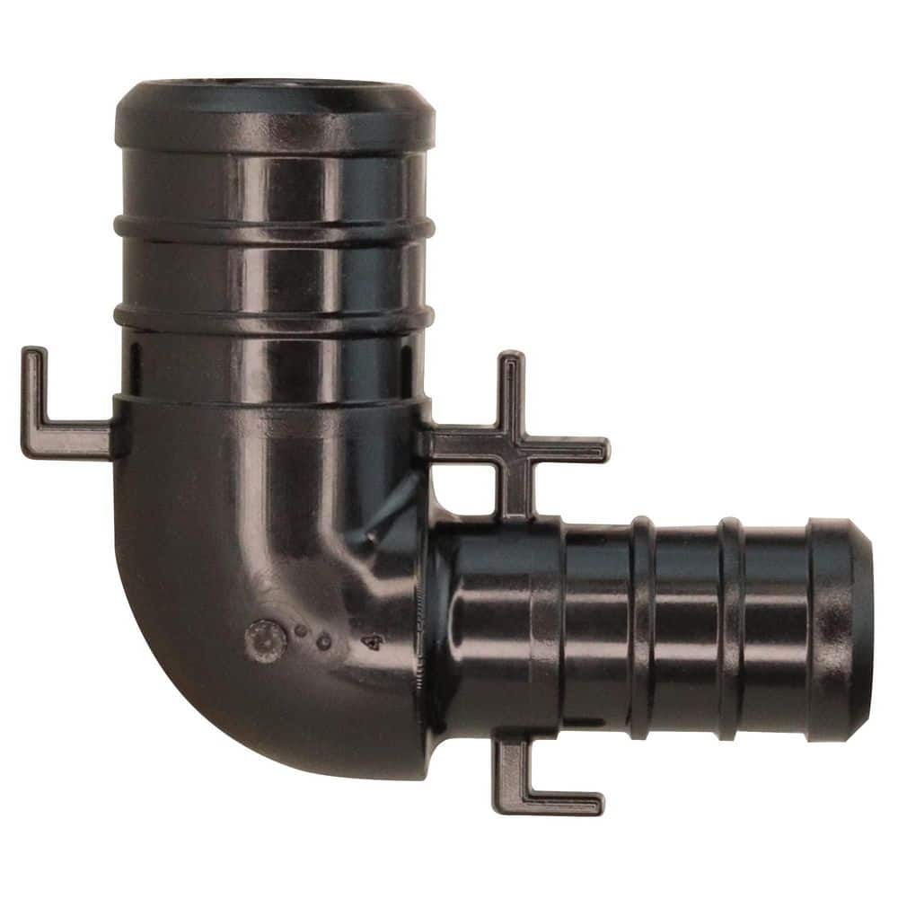 Apollo 3/4 in. x 1/2 in. Plastic PEX-B Barb 90-Degree Elbow (5-Pack ...