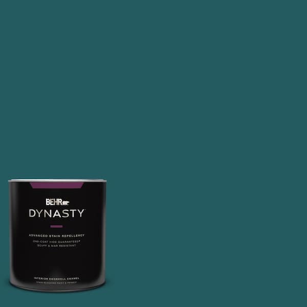 BEHR DYNASTY 1 qt. #S450-7 Tsunami Eggshell Enamel Interior Stain ...