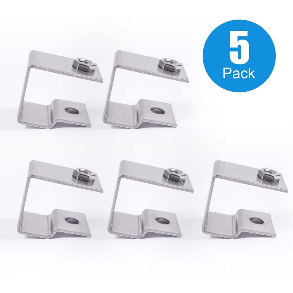 Wellco Stainless Steel C-Clamp, Composite Grating Clip, Connector, for ...