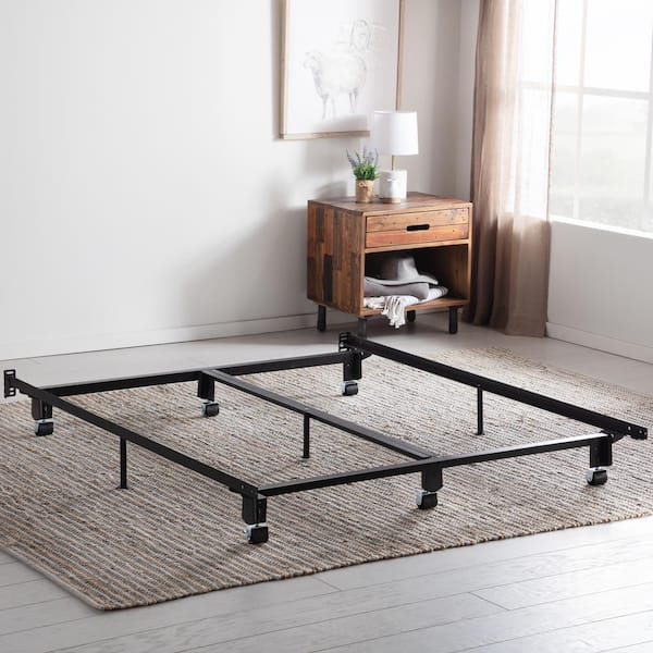 Brookside Steel Wedge Full Lock Metal Bed Frame with Rug Rollers BS00FFSL