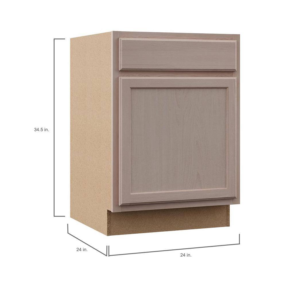 Buy Hampton Unfinished Recessed Panel Stock Assembled Base Kitchen ...