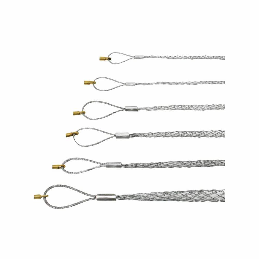 Lukyamzn Flexible Eye Mesh Cable Pulling Grip Sock Kit Galvanized Steel ...