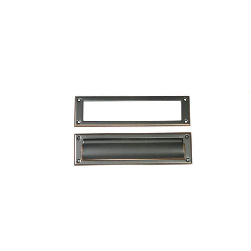 Architectural Mailboxes Rubbed Bronze Steel Mail Slot Accessory ...