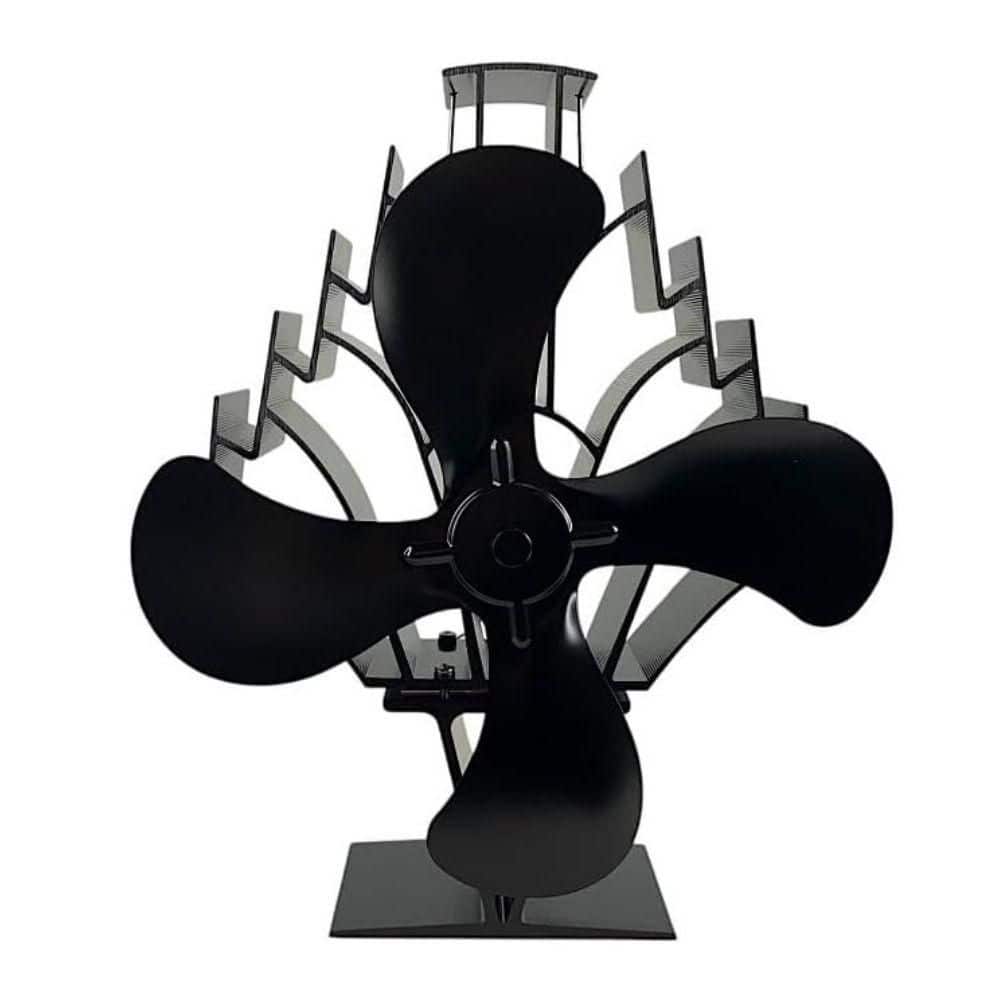 PELLETHEAD Heat Powered Stove Fan for Wood & Pellet Stoves, 14 in. 4 ...