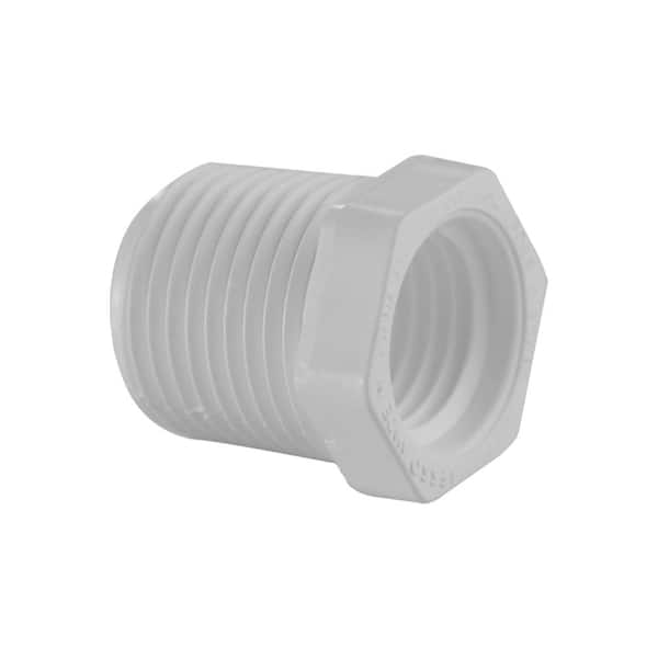 IPEX 1 in. x 3/4 in. PVC Schedule 40 FPT x FPT Reducer Bushing 235356 - The Home Depot