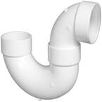 Charlotte Pipe 1-1/2 in. DWV PVC P-Trap with Solvent Weld Joint ...