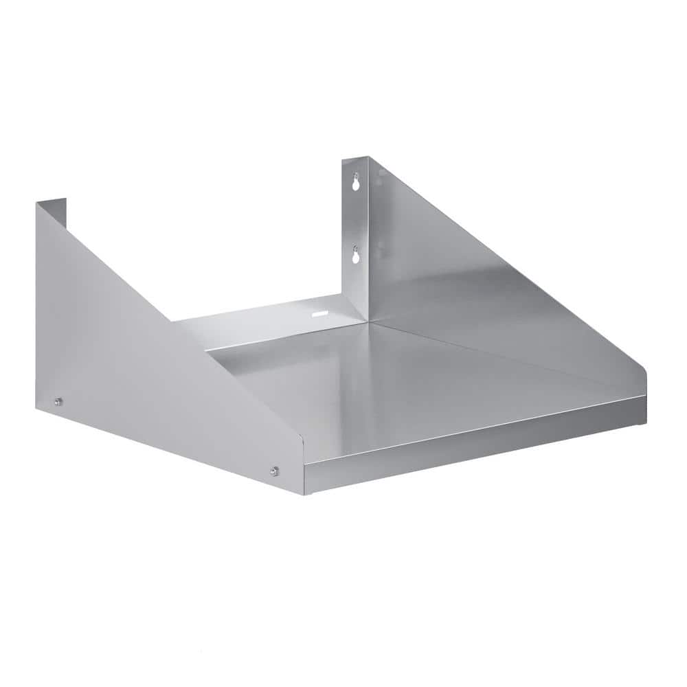 AMGOOD 24 in. W x 24 in. D Stainless Steel Microwave Shelf, Kitchen ...