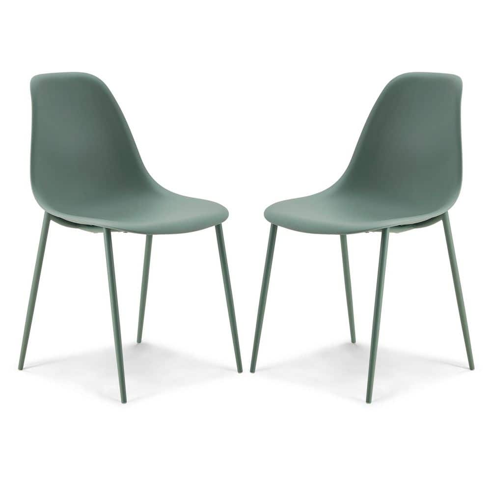 Poly and Bark Isla Chair in Pistachio Green (Set of 2) DI-734-OGN-X2 ...