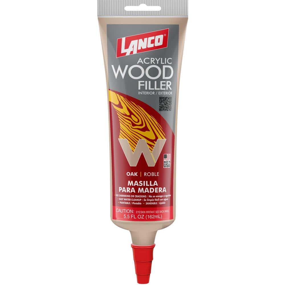 Lanco Acrylic Latex Wood Filler Oak 5.5 oz. TP143-19 - The Home Depot