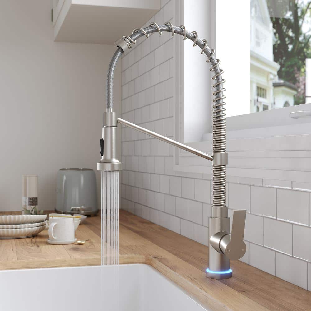 Reviews for EVERSTEIN Single-Handle Pull-Down Sprayer Kitchen Faucet ...