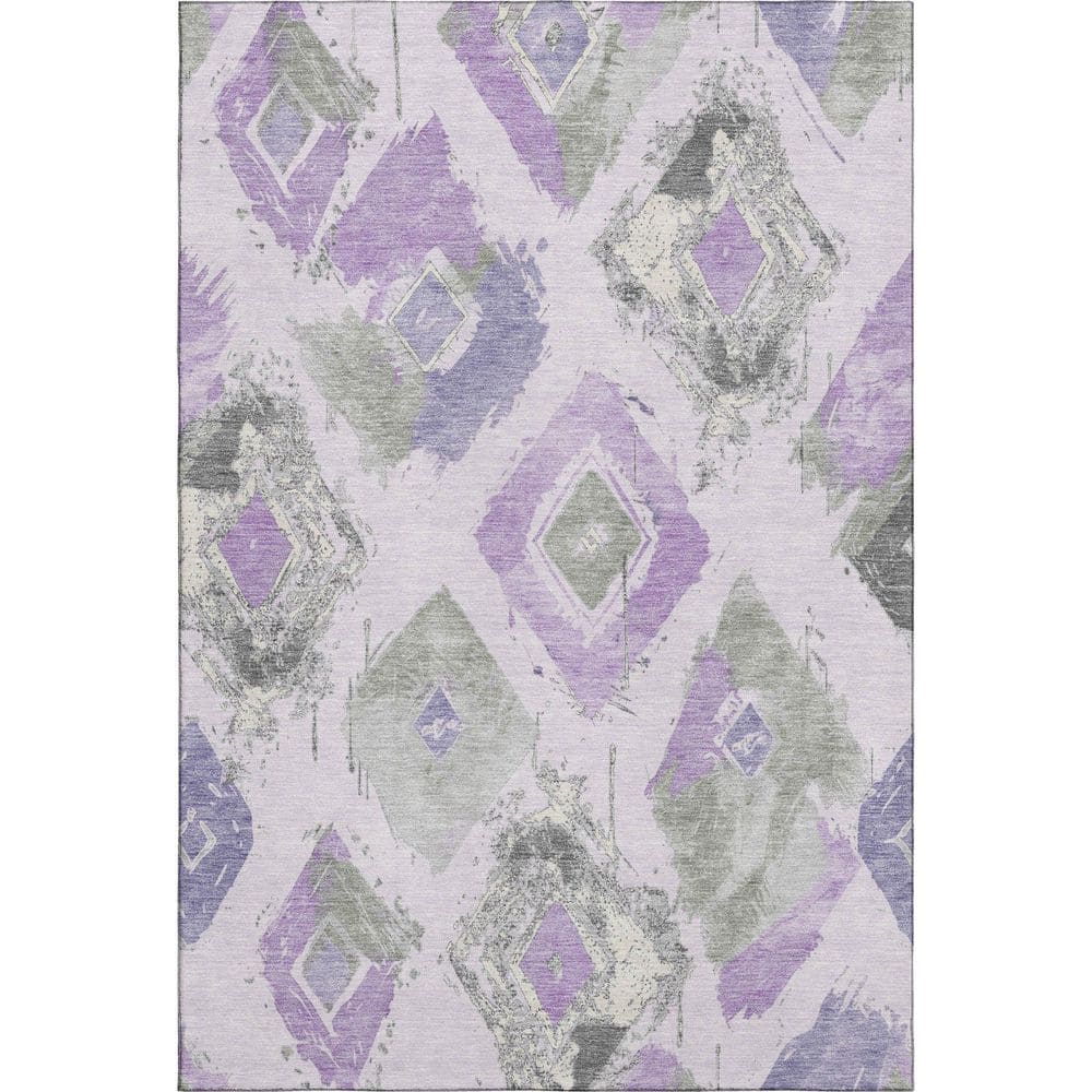 Addison Rugs Mayfield Premium Machine Washable Abstract AMF1669 ...
