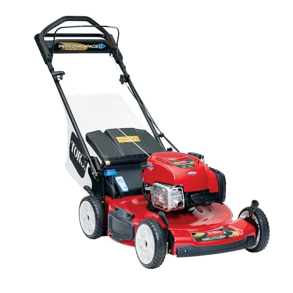 Toro 22 in. Personal Pace Recycler Variable Speed Gas Walk Behind Self ...