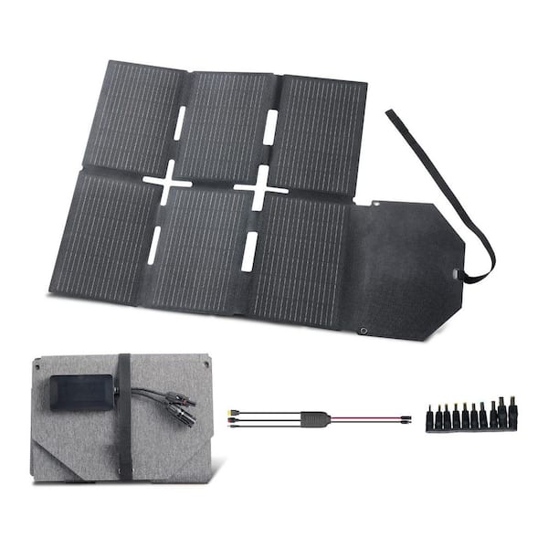 VEVOR 50W 12V Solar Battery Trickle Charger Maintainer, Solar Panel ...