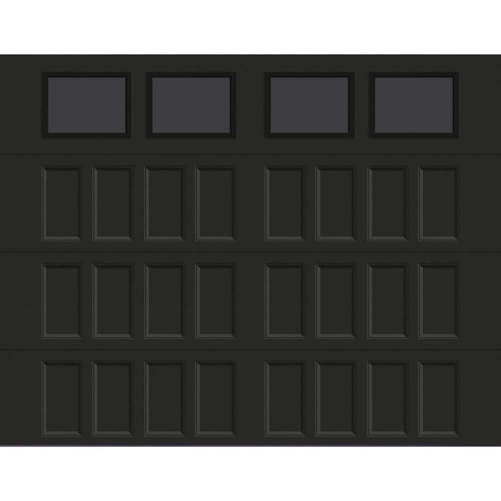 Clopay Bridgeport Steel Narrow Panel 9 ft. x 7 ft. Insulated 12.9 R ...