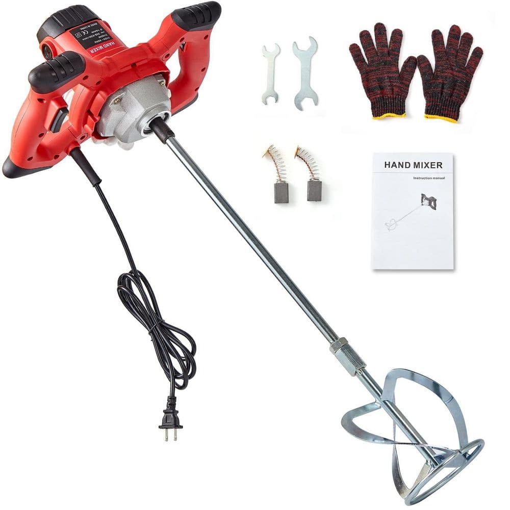 2300W Electric Handheld Cement Mixer with 6 Adjustable Speeds for ...