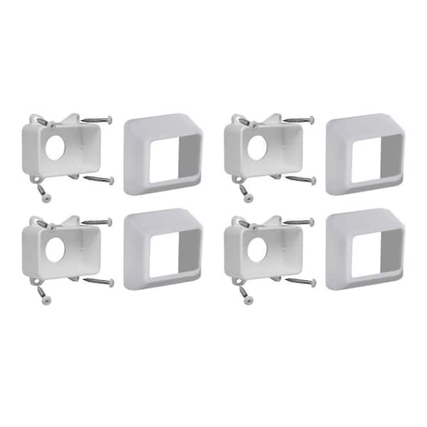 Barrette Outdoor Living Select White Vinyl Bracket Kit 73012488 - The ...