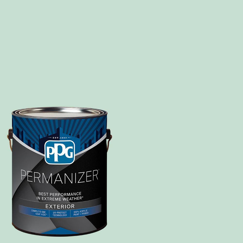 PERMANIZER 1 gal. PPG1132-2 Solitaire Flat Exterior Paint PPG1132-2PZ ...