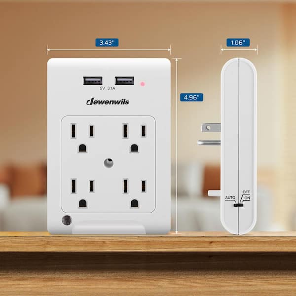 Light Sensor Outlet Plug