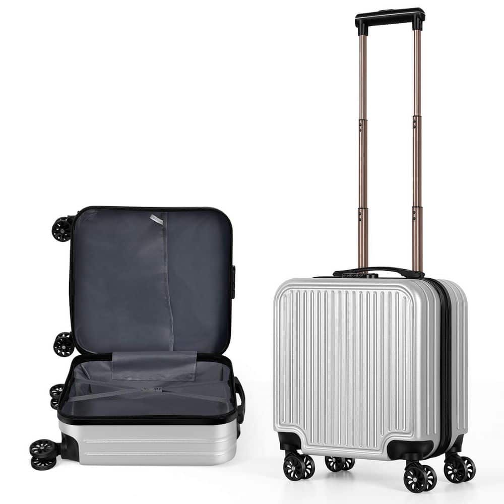 HIKOLAYAE 18 in. 1-Piece Carry On Luggage Set with Wheels Small Hard ...