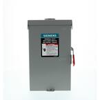 Siemens General Duty 30 Amp 3-Pole 4-Wire 240-Volt Fusible Outdoor ...