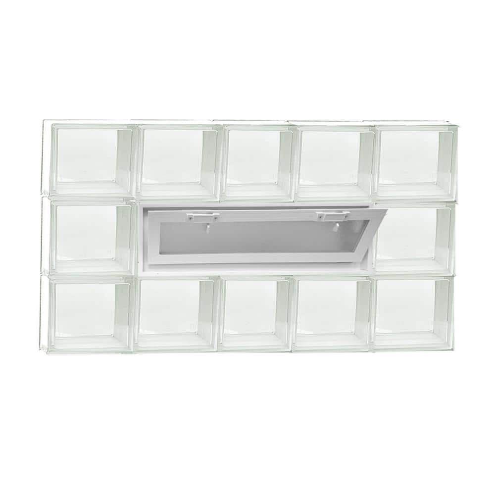 Clearly Secure 36.75 in. x 17.25 in. x 3.125 in. Frameless Vented Clear ...