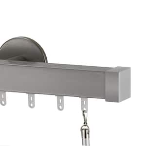 Art Decor Nexgen Pro 60 in. Non-Adjustable Traverse Window Curtain Rod ...