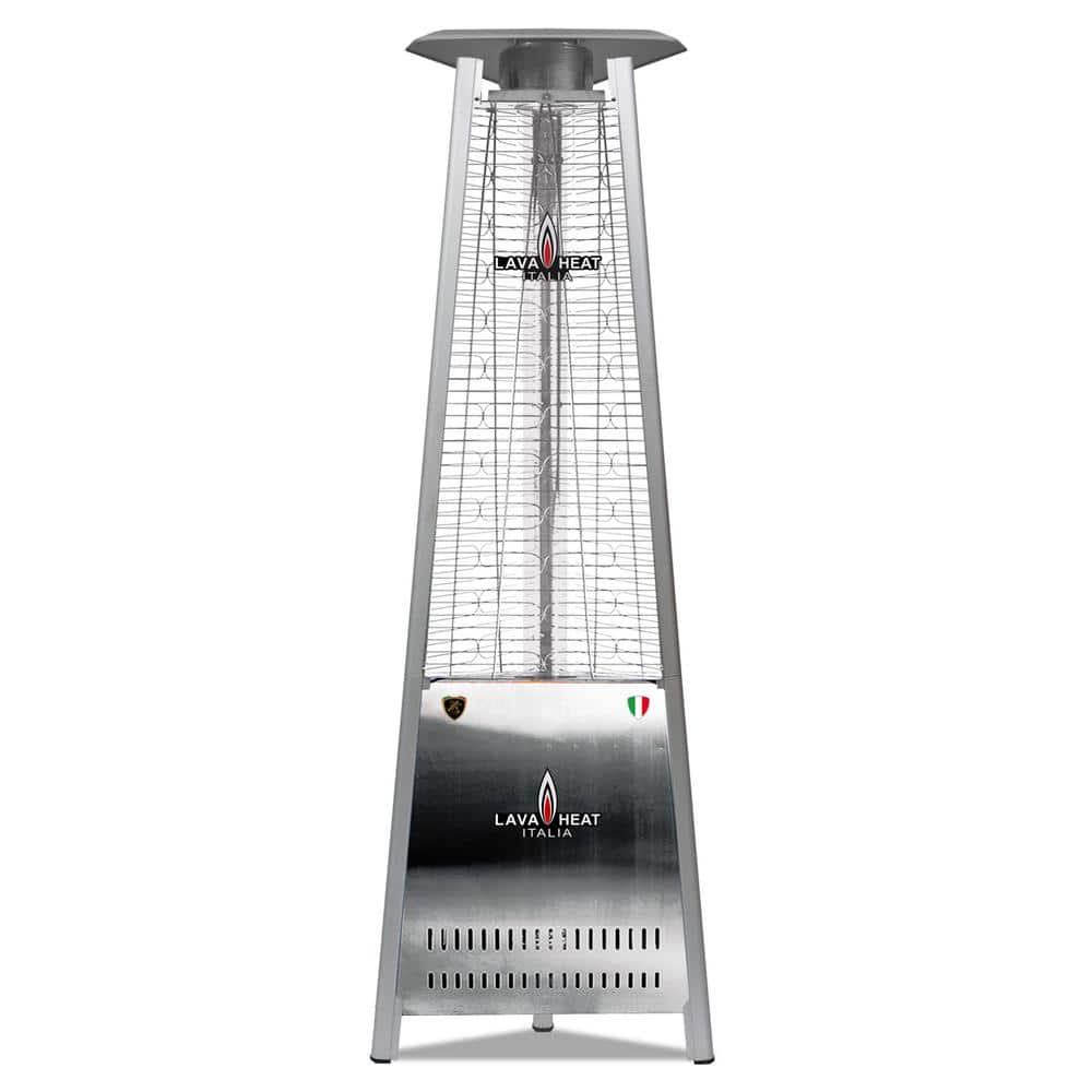 Lava Heat Italia 72 in. 42,000 BTU Stainless Steel Pyramid Flame ...