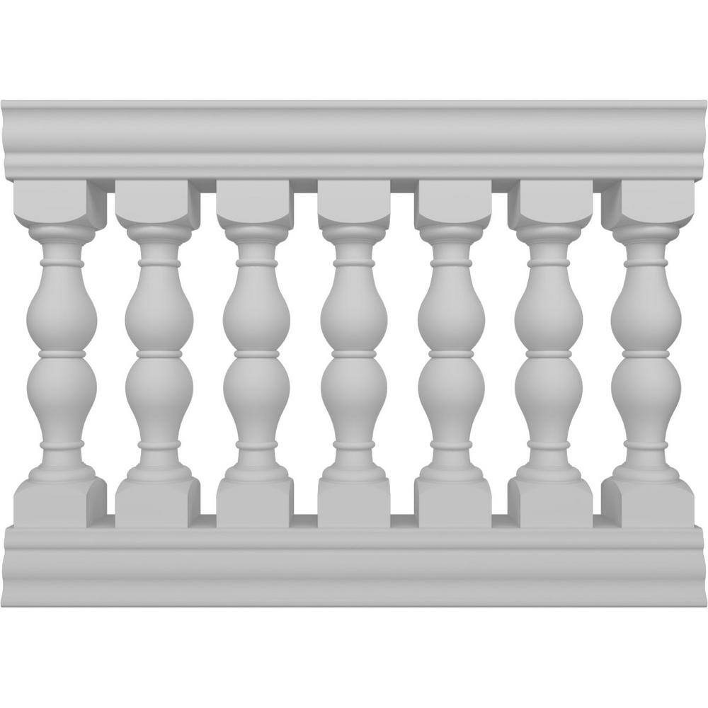 Ekena Millwork Fiberthane Avalon Balustrade 48 in. L x 38 in. H ...