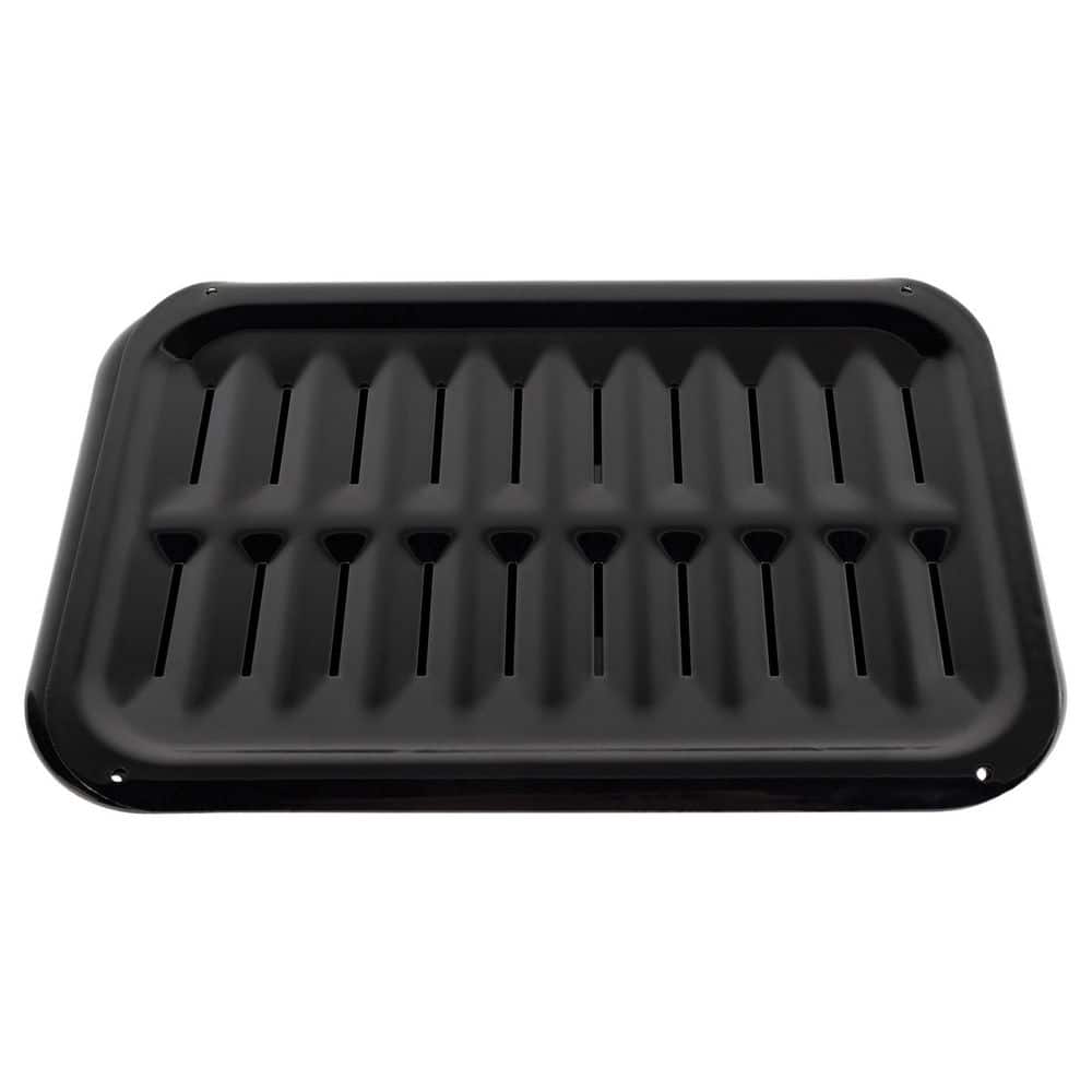 CERTIFIED APPLIANCE ACCESSORIES 2-Piece Porcelain Heavy-Duty Broiler ...