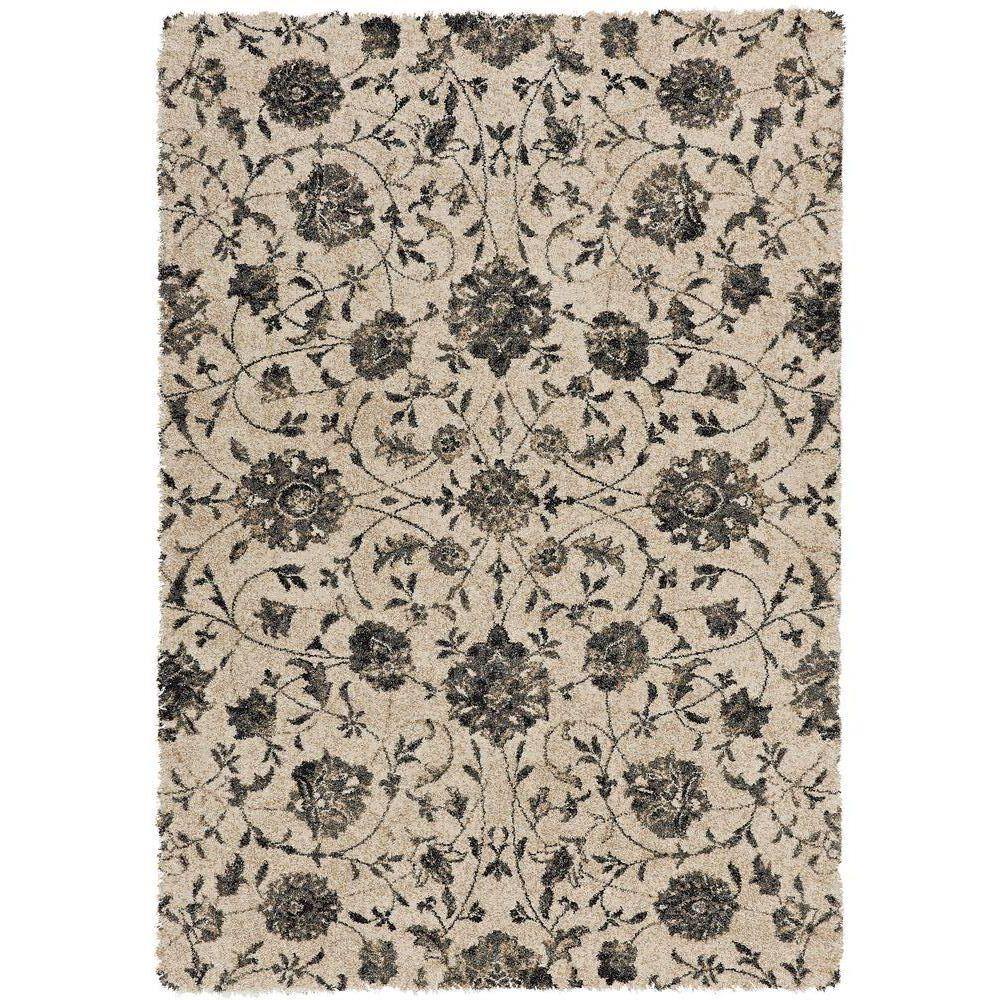 Balta US Vivian Beige 5 ft. 3 in. x 7 ft. 4 in. Area Rug ...