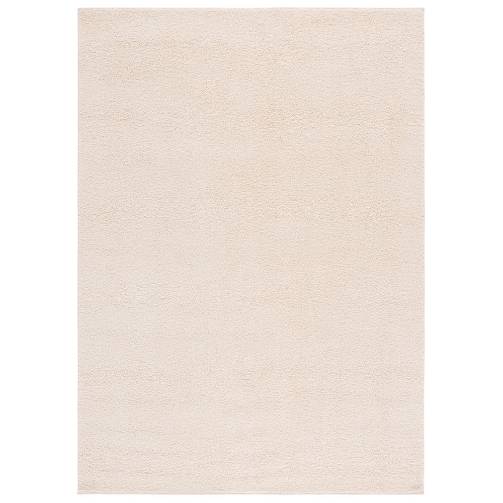 SAFAVIEH Boucle Beige 6 ft. x 9 ft. Machine Washable Solid Area Rug ...