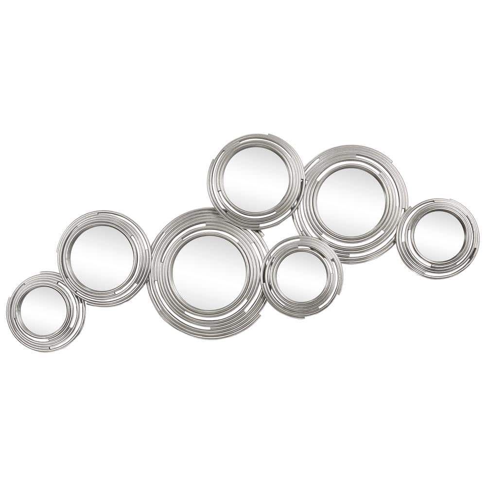 Empire Art Direct Ascending Reflection Circle Array Mirrors in Metal ...