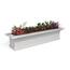 Mayne Yorkshire 84 in. x 12 in. Self Watering White Vinyl Window Box ...