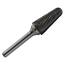 Drill America 1/4 in. x 1/2 in. Cone Pointed End Solid Carbide Burr ...