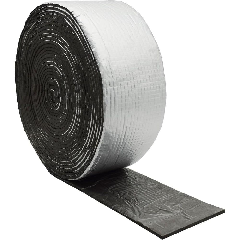 Foam Foil Pipe Insulation Wrap 2 in W x 32 ft L Radiant Barrier (1-Pack ...
