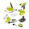 RYOBI ONE+ 18V Cordless 3-Tool Hobby Kit with Compact Glue Gun ...