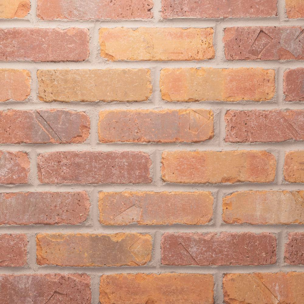 Old Mill Brick 7.625 in. x 2.25 in. x 0.5 in. Durango Thin Brick ...