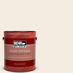 BEHR PREMIUM PLUS 1 qt. #PPL-52 Light Touch Satin Enamel Exterior Paint ...