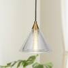 Uolfin Modern Kitchen Island Pendant Light Eicy 1-Light Black & Gold ...