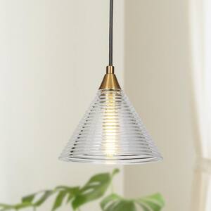 Uolfin Moder Gold Kitchen Island Hanging Light, 1-Light Bell Dining ...