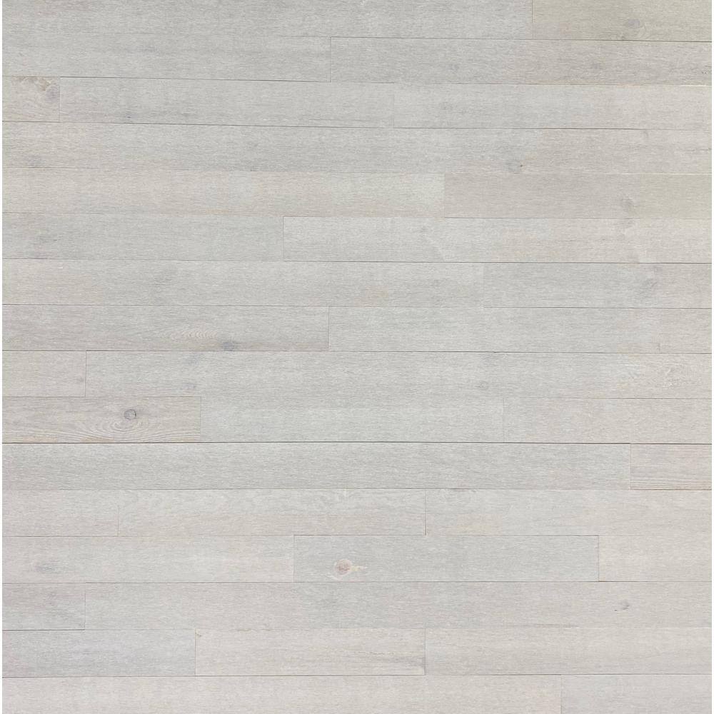 Timberchic 1/8 in. x 3 in. x 12-42 in. Pine Peel and Stick Silver ...